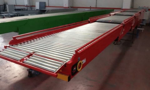 Telescopic Roller Conveyor | Synergy Automatics